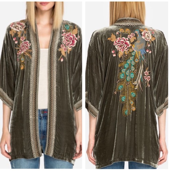 Johnny Was | Jackets & Coats | Johnny Was Heavily Embroidered Quito ...